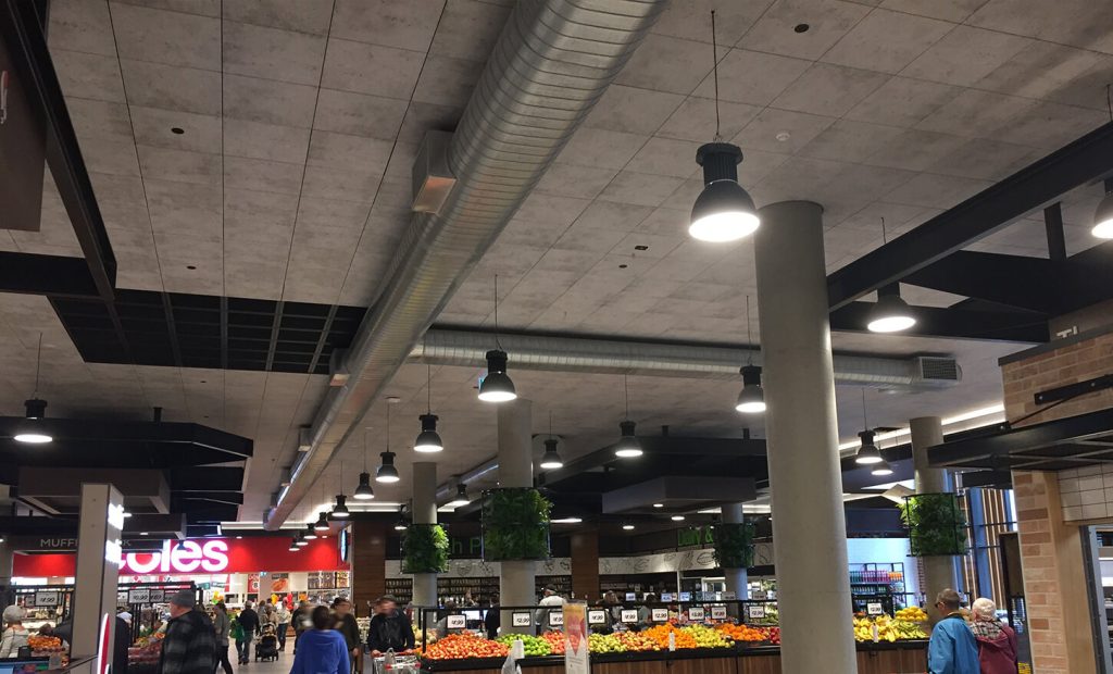 High Bay Hanger Kit Shopping Centre Install - Gripple Australia